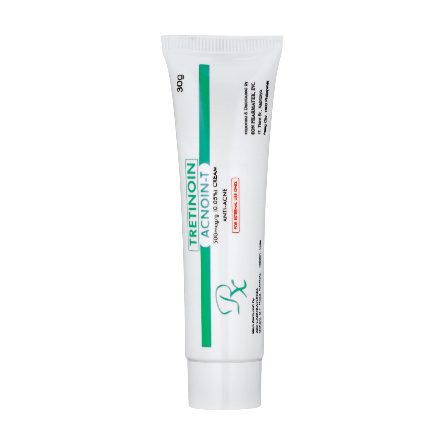 [Rx] ACNOIN-T Tretinoin 500mcg/g (0.05%) Cream 30g – DMD Skin Sciences