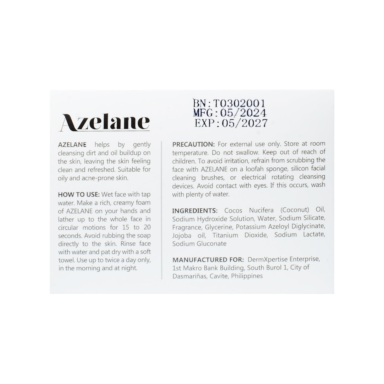 AZELANE Face Soap Bundle 100g (3s)* – DMD Skin Sciences